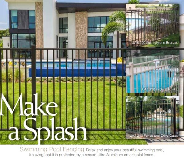 Ultra Aluminum Fence for Swimming Pools Fences